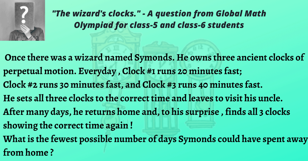 The Wizard's Three clocks - DecodeMonk